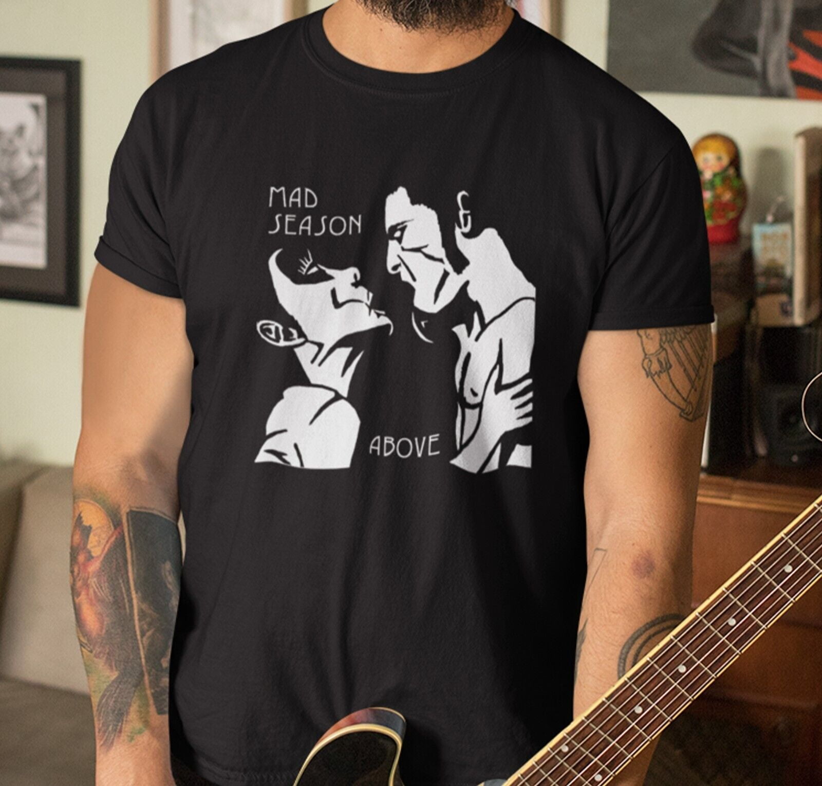 Mad Season T-Shirt, Above Album Cover Shirt, Seattle Rock Shirt, Grunge ...