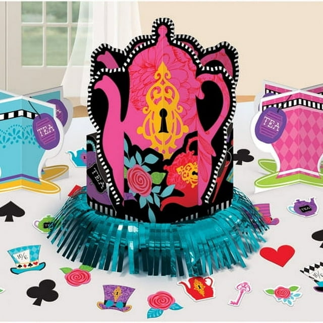 Mad Tea Party Table Decorating Kit (23pc) - Walmart.com