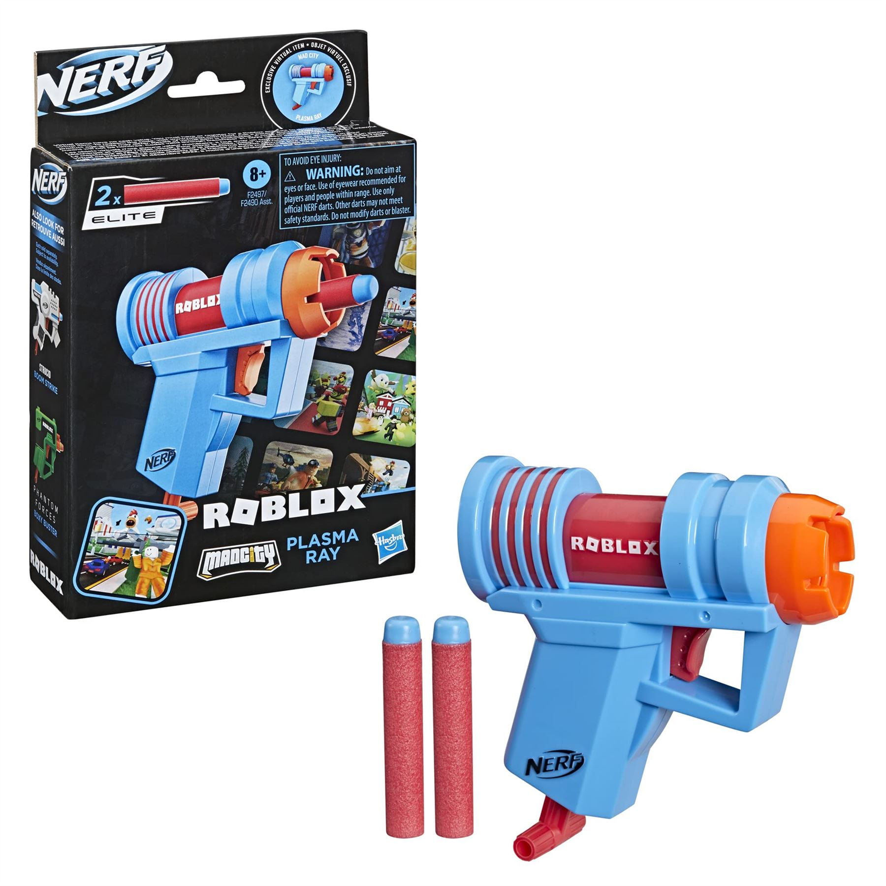 MadCity PLASMA RAY F2497 Microshots Blaster NERF Roblox - Walmart.com