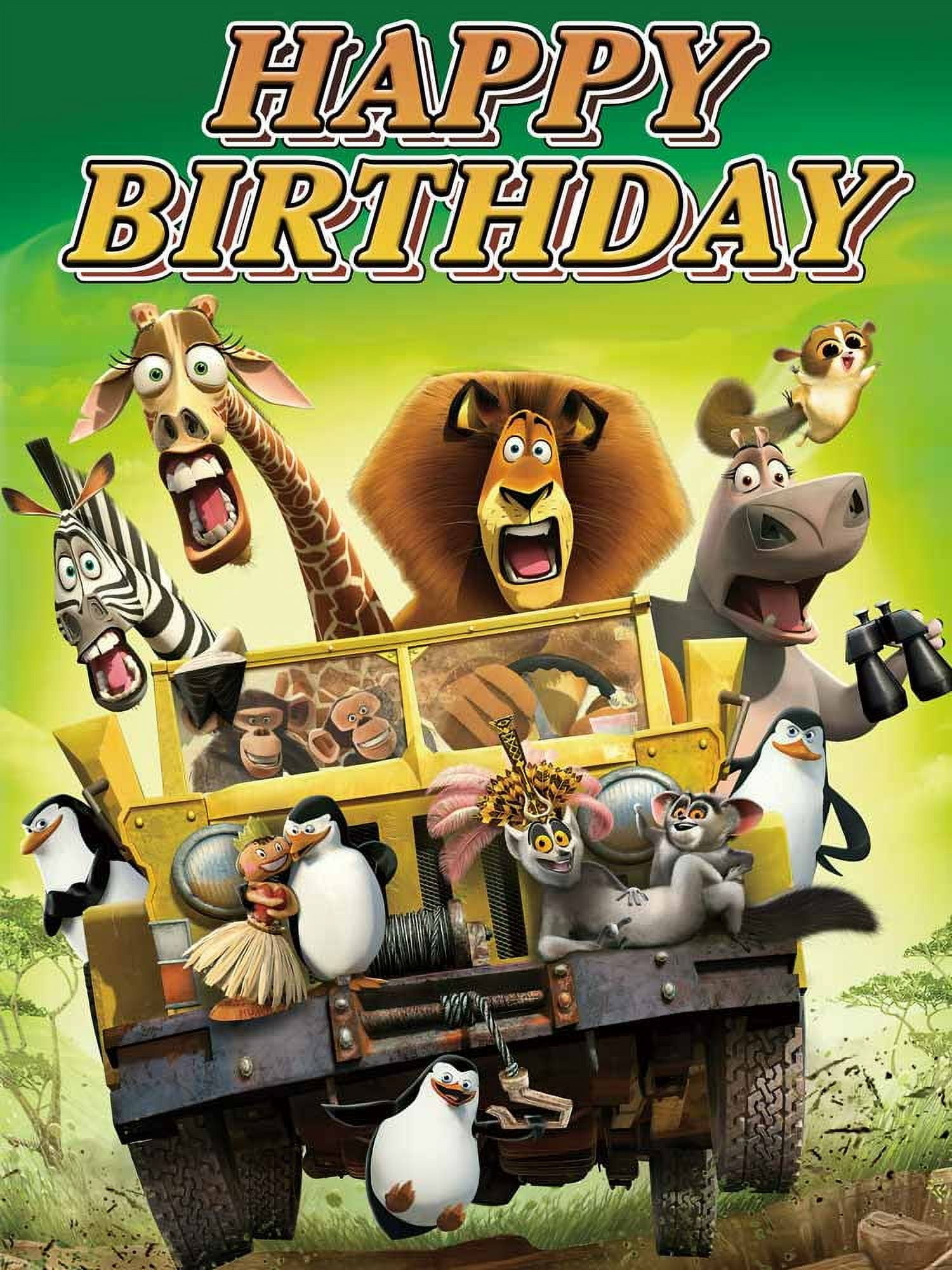 Madagascar Backdrop Banner Party Supplies Background for Photography ...