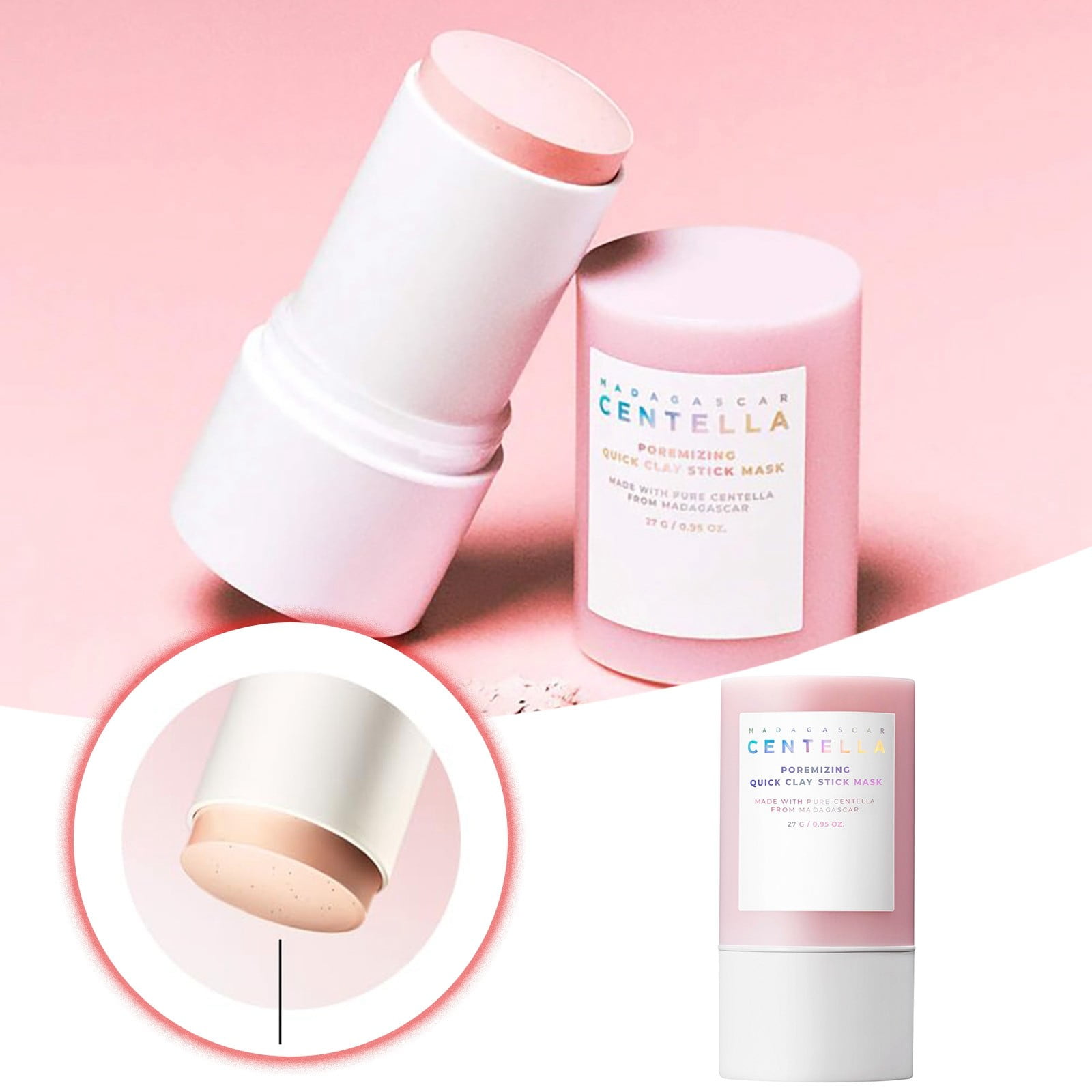 Madagascar Centella Poremizing Quick Clay Stick Mask 27g - Walmart.com