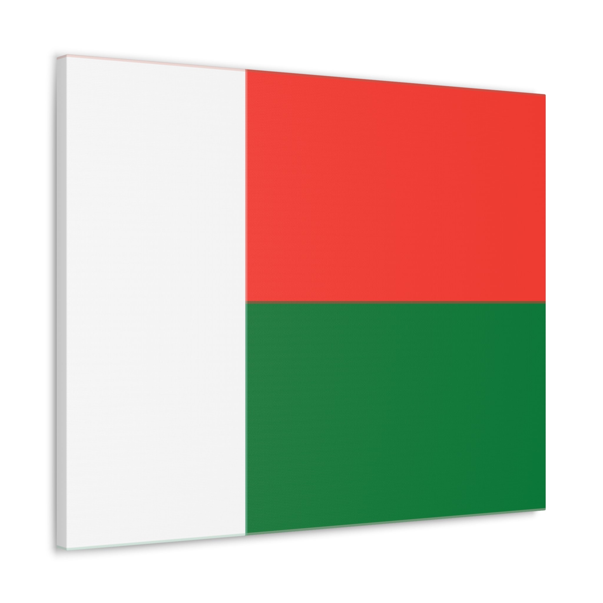 Madagascar Country Flag Canvas Vibrant Wall Art Unframed Home Decor ...