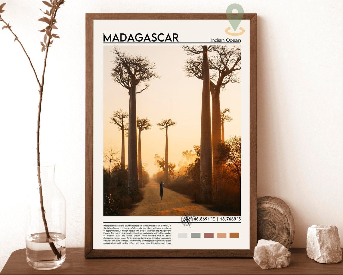 Madagascar Print, Madagascar Art, Madagascar Poster, Madagascar Photo ...