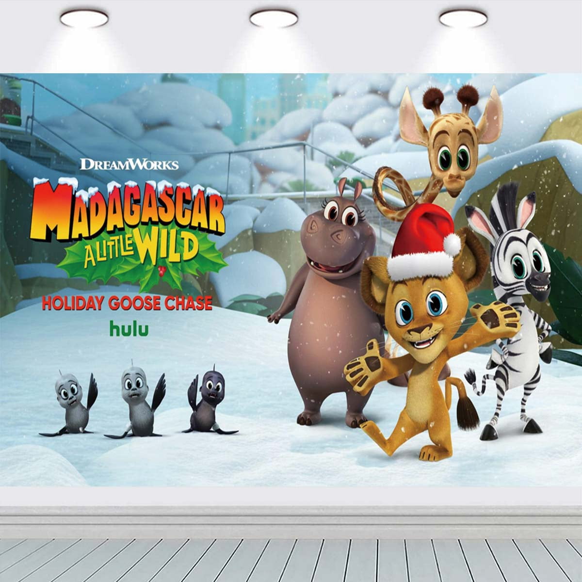 Madagascar Taspestry Wall Decor school Background Backdrop Party ...