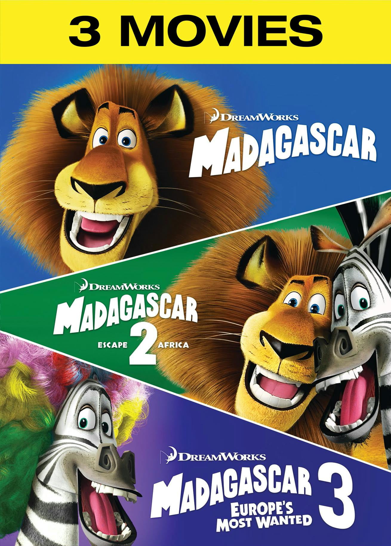 Madagascar: The Complete Collection (2018) [DVD] includes all 3 movies ...