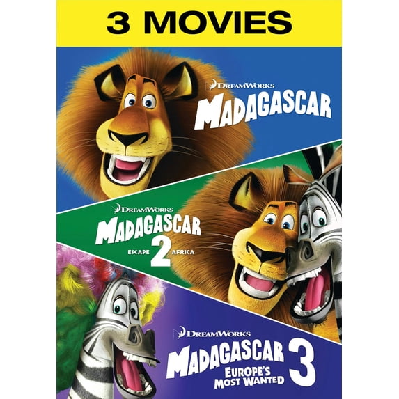 Madagascar: The Complete Collection (2018) [DVD] includes all 3 movies ...