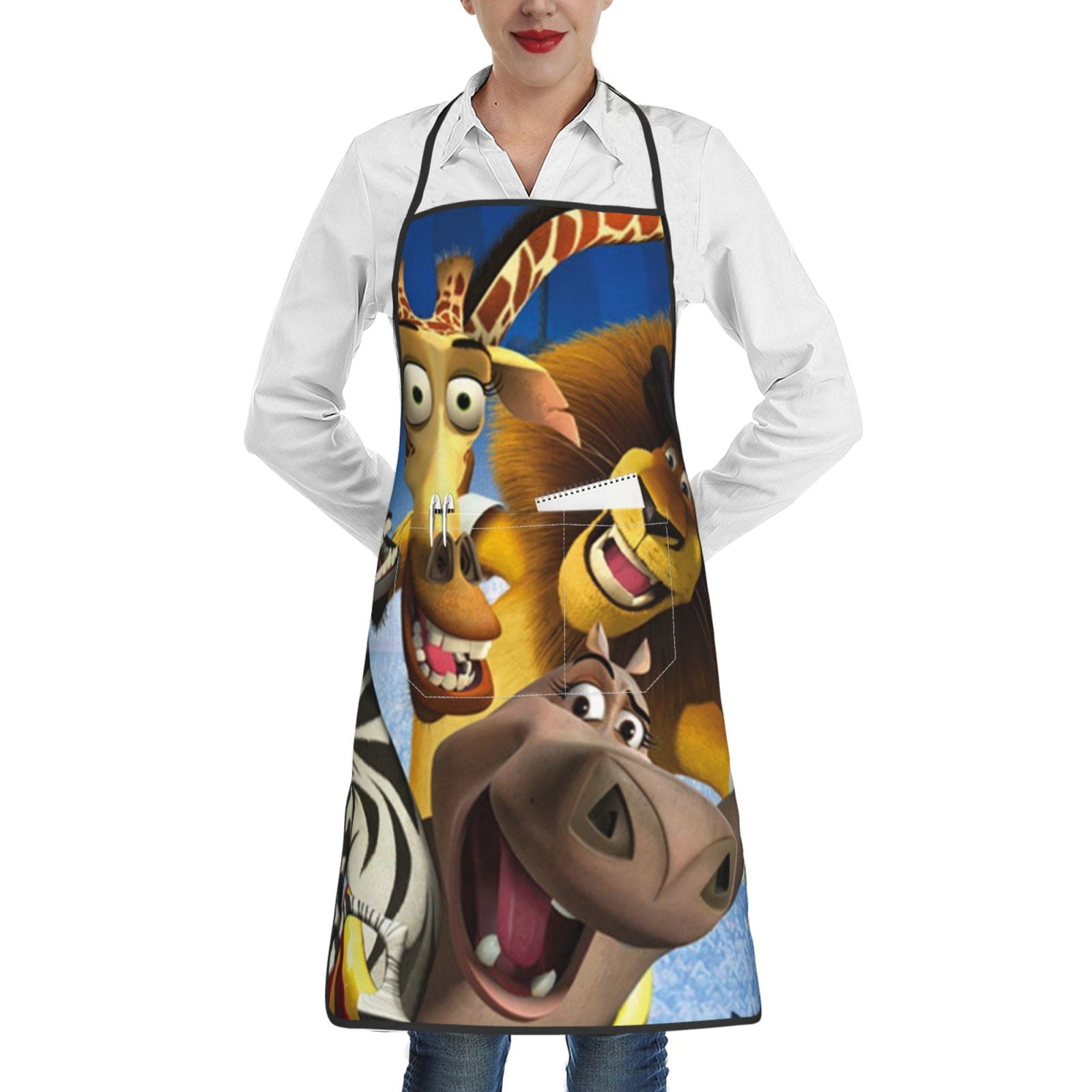 Madagascar Waterproof Cooking Aprons, Adjustable Bib Soft Chef Apron ...