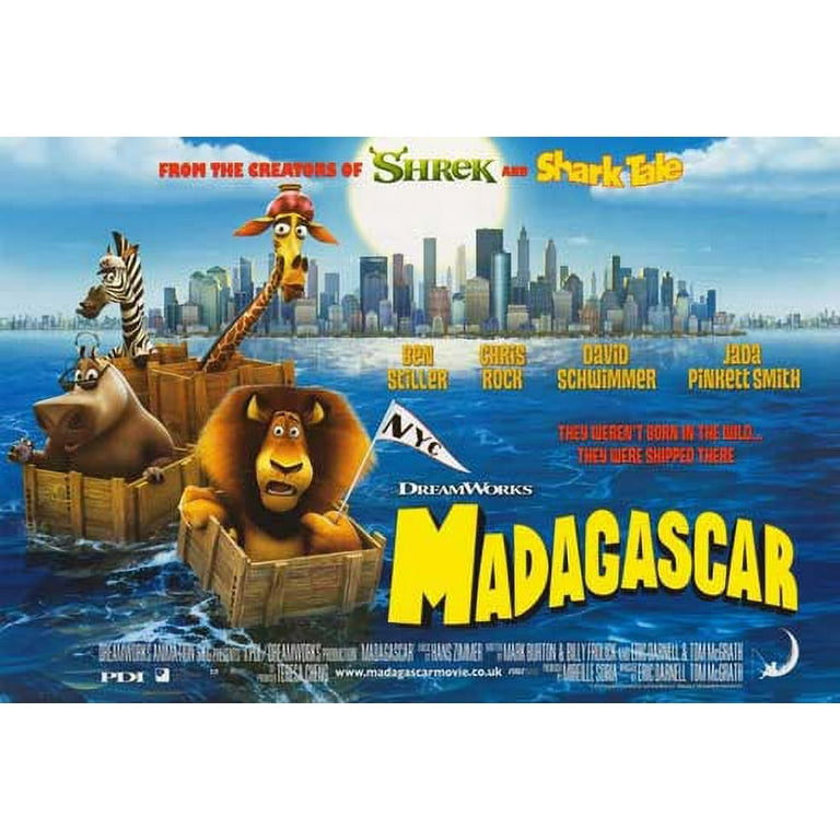Madagaskar 2005 Plakat Madagascar (2005)" Poster Print Multi Bed