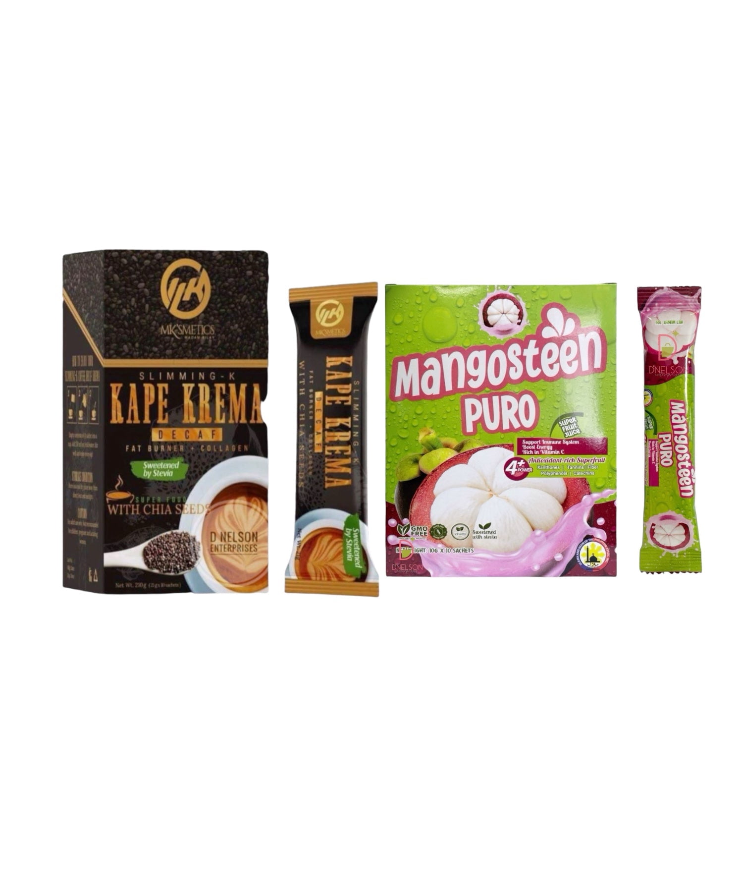 Madam Kilay Kape Krema & Mangosteen Puro Bundle - Walmart.com