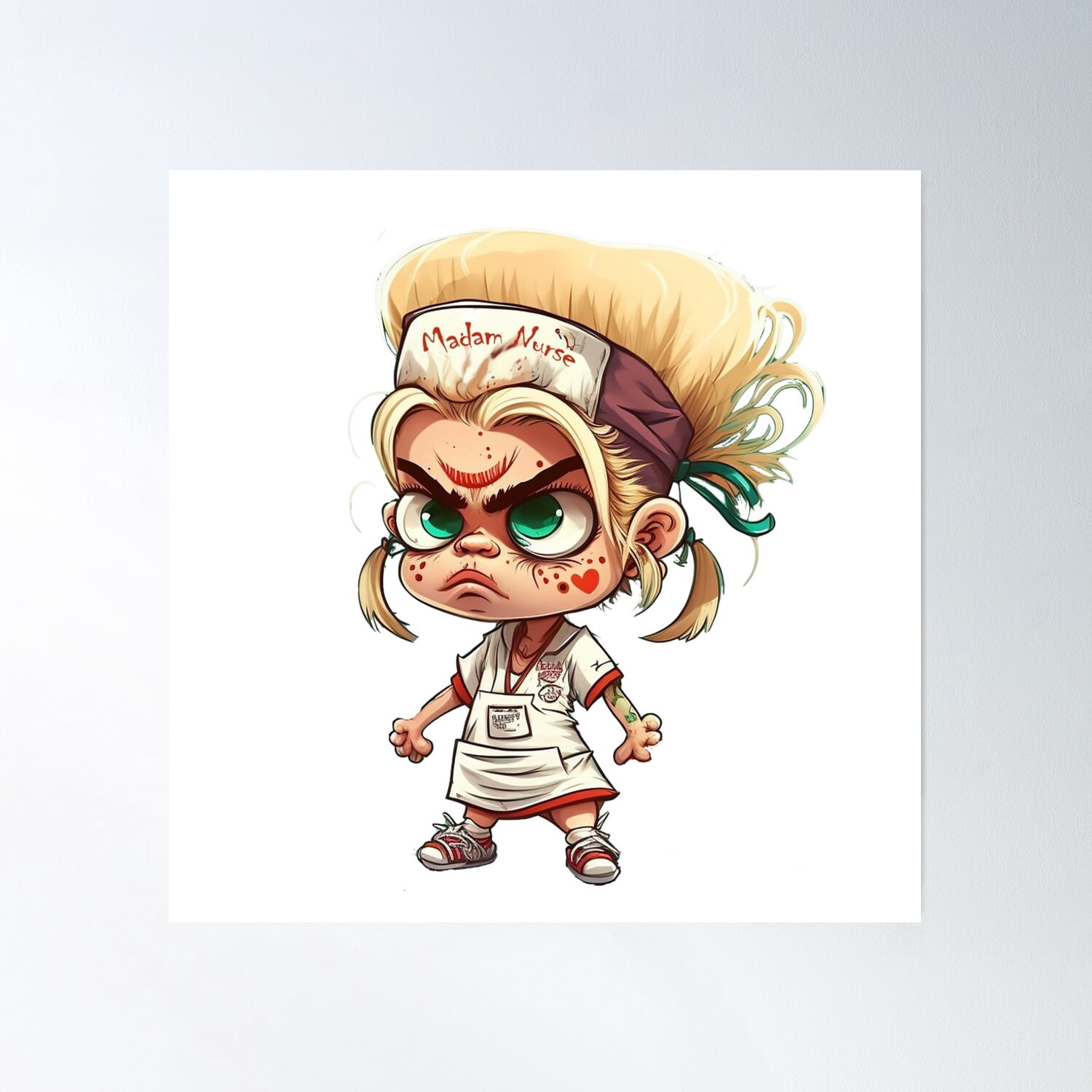 Madam Nurse Is Ready, Who'S Next Poster Wall Art, Modern Wall Decor ...