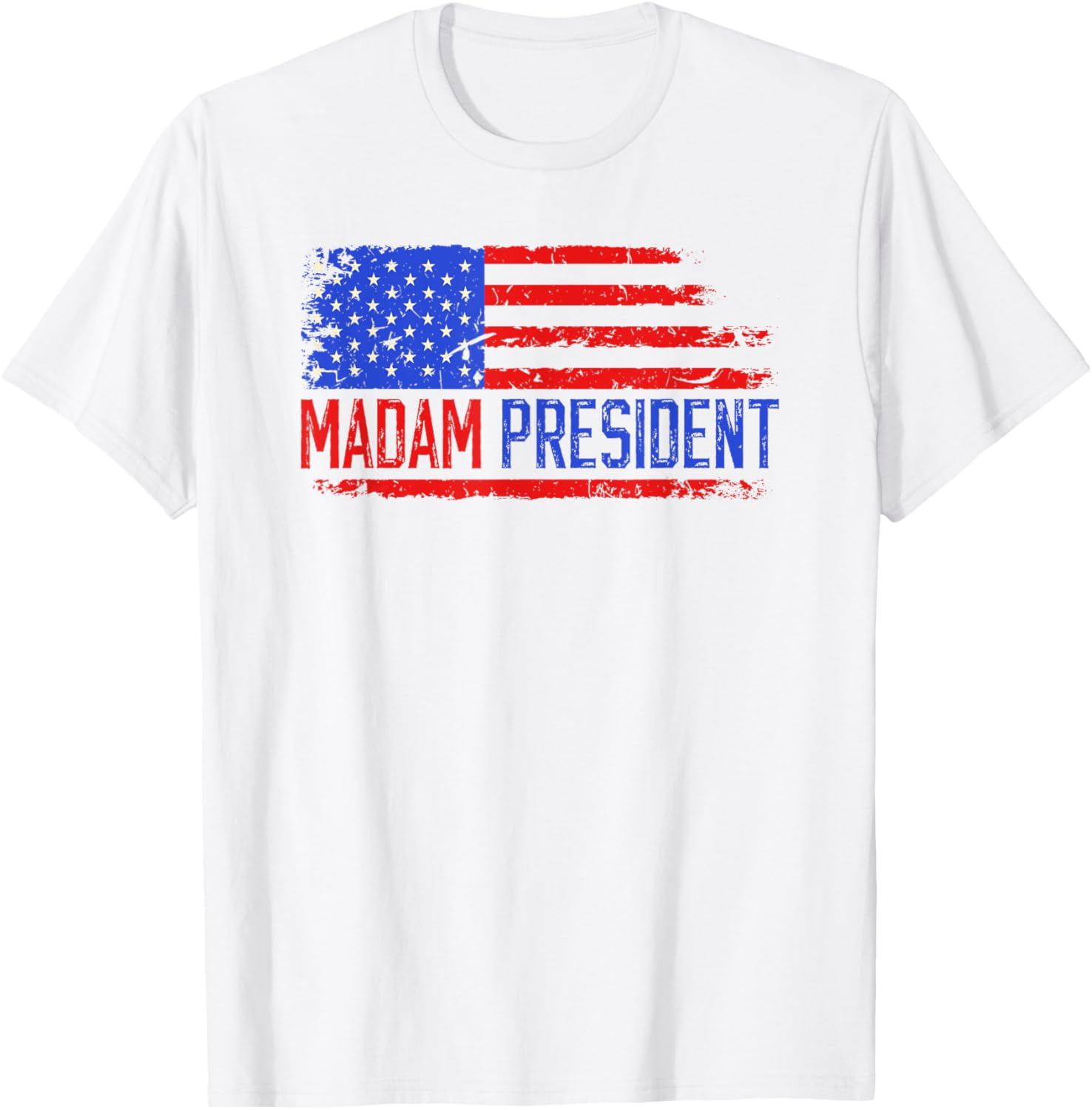 Madam President Election 2024 US Flag Kamala Harris T-Shirt - Walmart.com