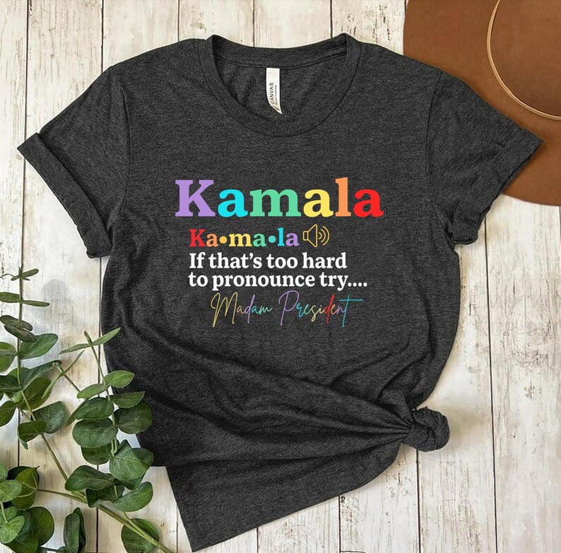 Madam President Shirt, Kamala Harris 2024 Sweatshirt, Pro Democrat Vote ...