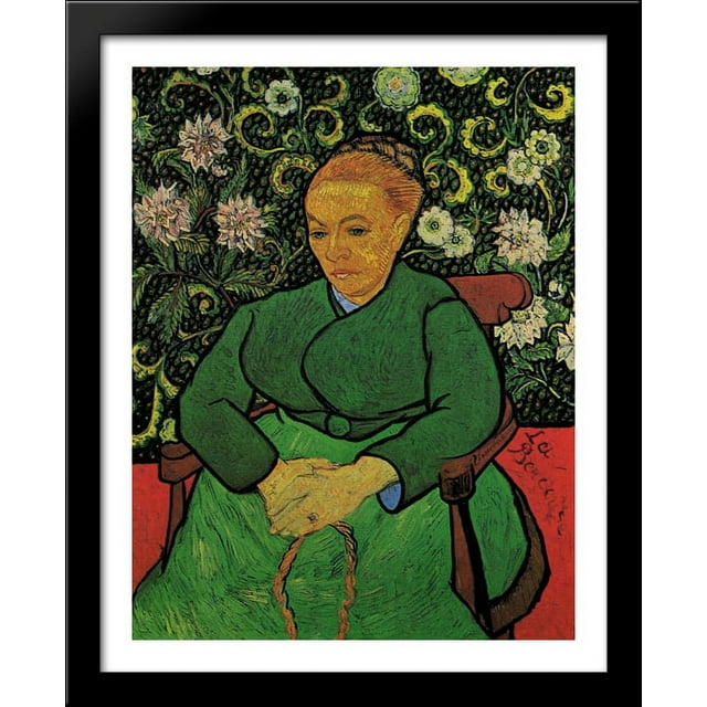 Madame Augustine Roulin 28x34 Large Black Wood Framed Print Art by ...