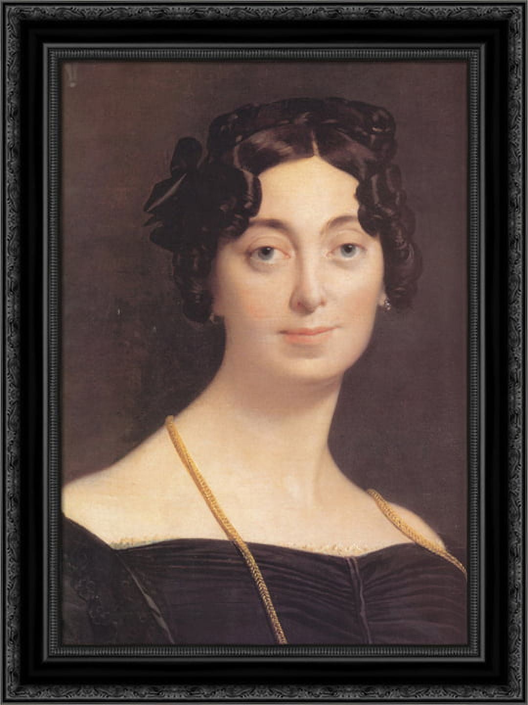 Madame Jacques-Louis Leblanc, n?e Fran?oise Poncelle [detail] 19x24 ...