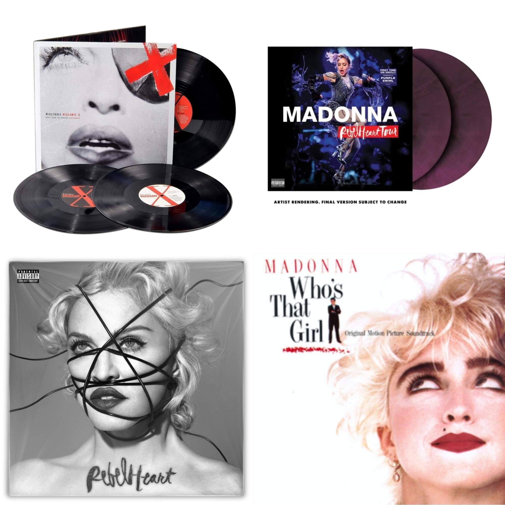 Rebel Heart Tour (X) (Purple Galaxy Swirl Vinyl/2LP) & Rebel Heart ...