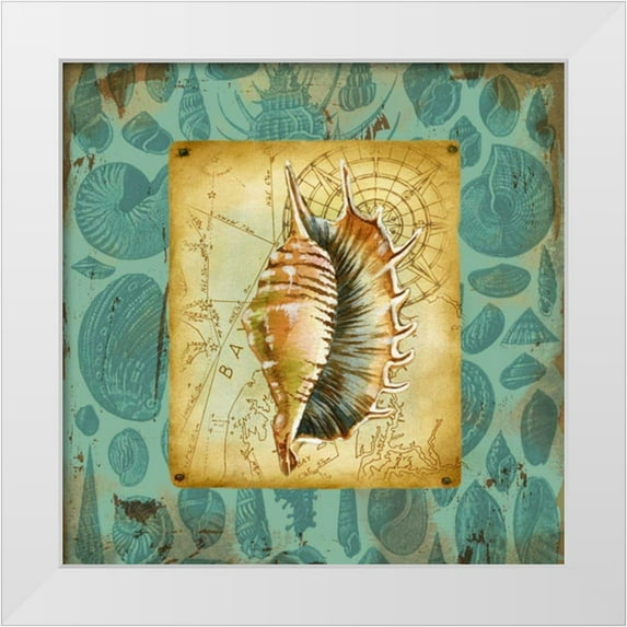 Maday, Jane 12x12 White Modern Wood Framed Museum Art Print Titled ...