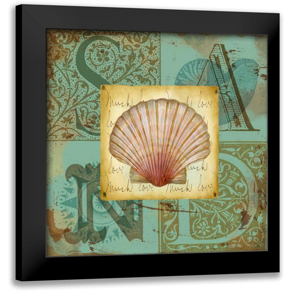 Maday, Jane 15x15 Black Modern Framed Museum Art Print Titled - Sand ...