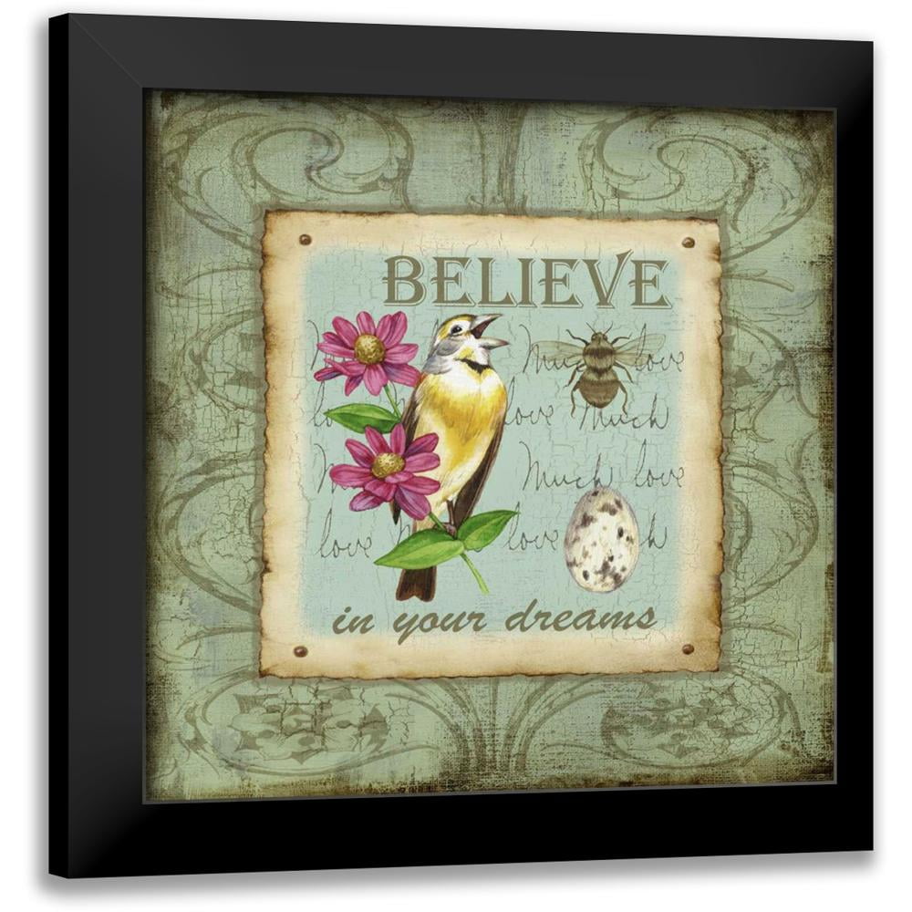 Maday, Jane 15x15 Black Modern Framed Museum Art Print Titled - Wings ...