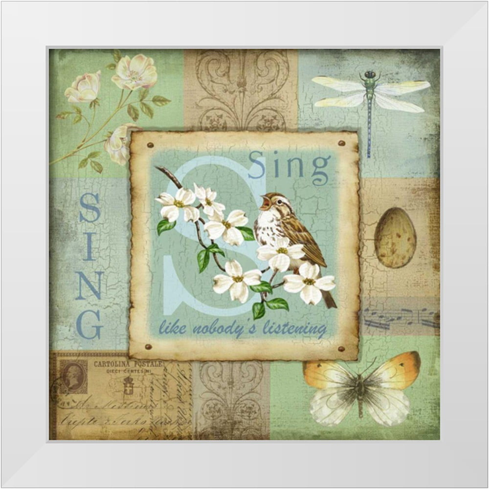 Maday, Jane 15x15 White Modern Wood Framed Museum Art Print Titled ...