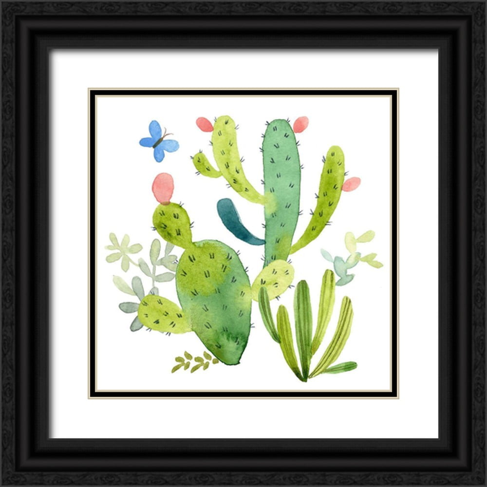 Maday, Jane 20x20 Black Ornate Wood Framed with Double Matting Museum ...