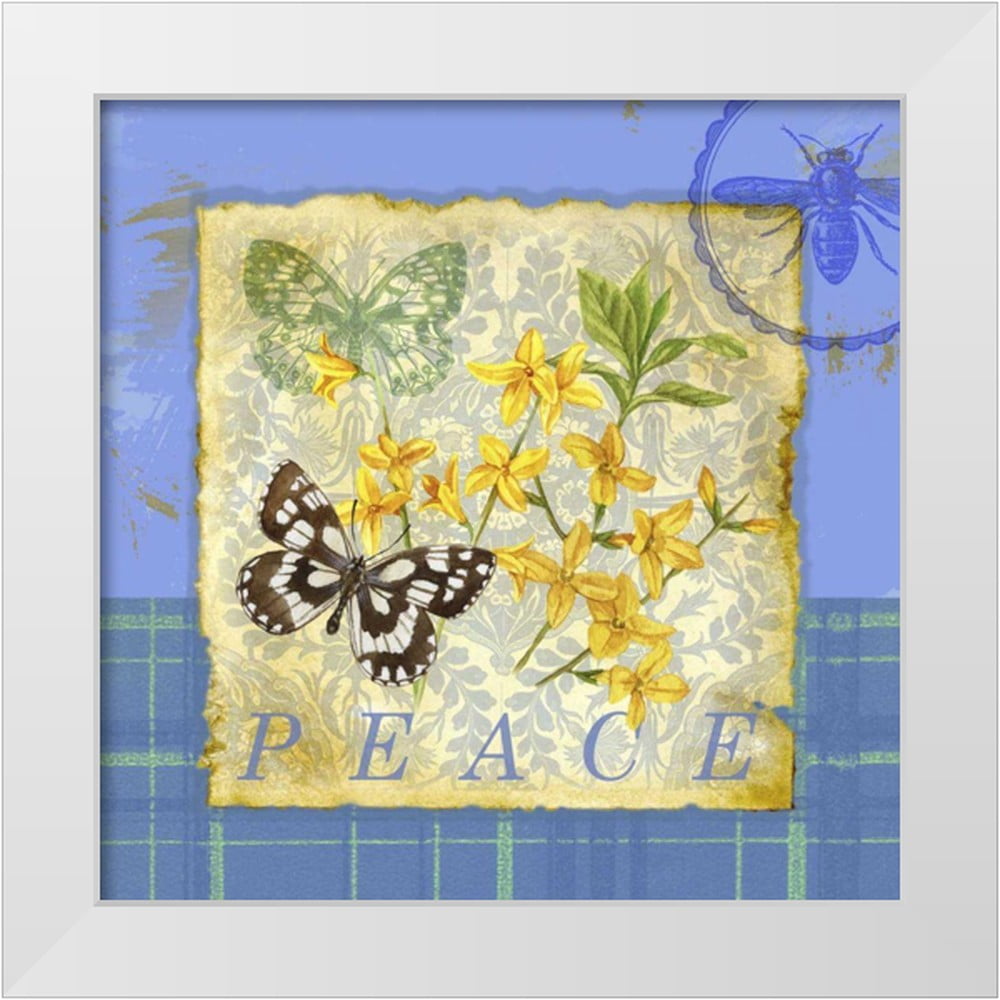 Maday, Jane 20x20 White Modern Wood Framed Museum Art Print Titled ...