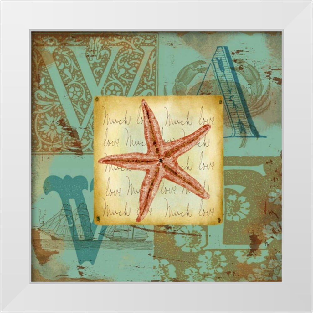 Maday, Jane 20x20 White Modern Wood Framed Museum Art Print Titled ...