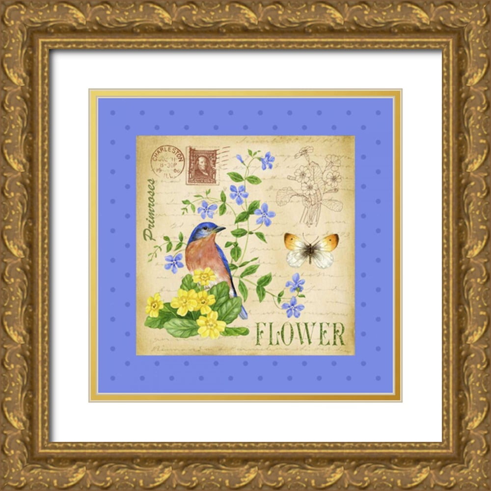 Maday, Jane 26x26 Gold Ornate Wood Framed with Double Matting Museum ...