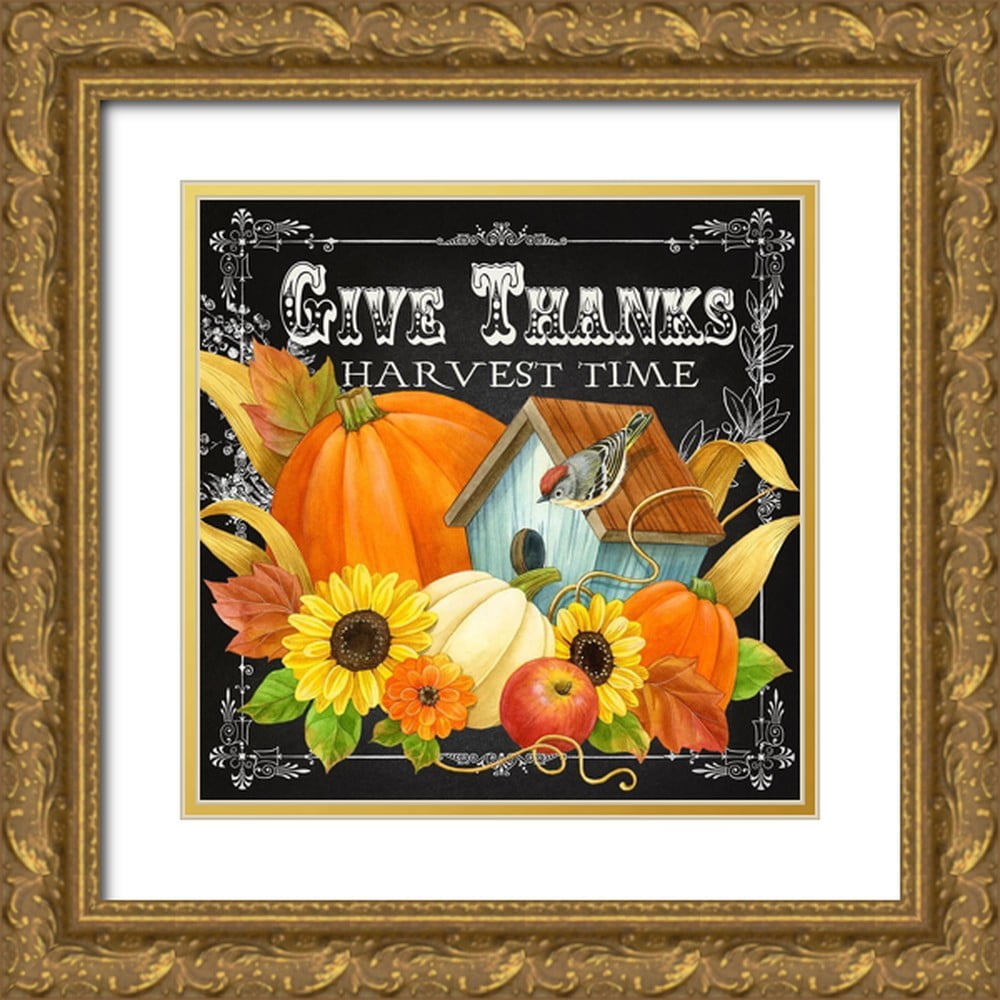 Maday, Jane 26x26 Gold Ornate Wood Framed with Double Matting Museum ...