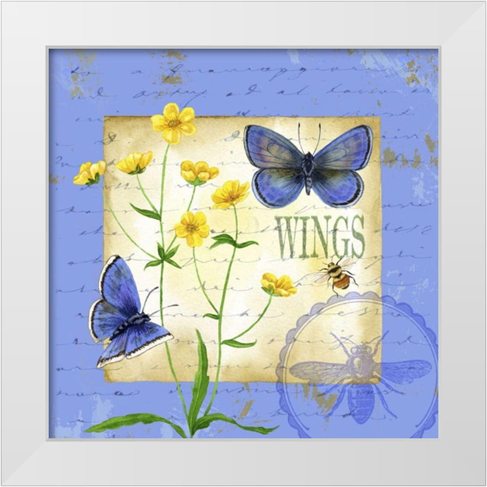 Maday, Jane 26x26 White Modern Wood Framed Museum Art Print Titled ...