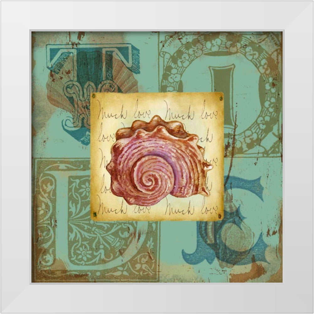 Maday, Jane 26x26 White Modern Wood Framed Museum Art Print Titled ...