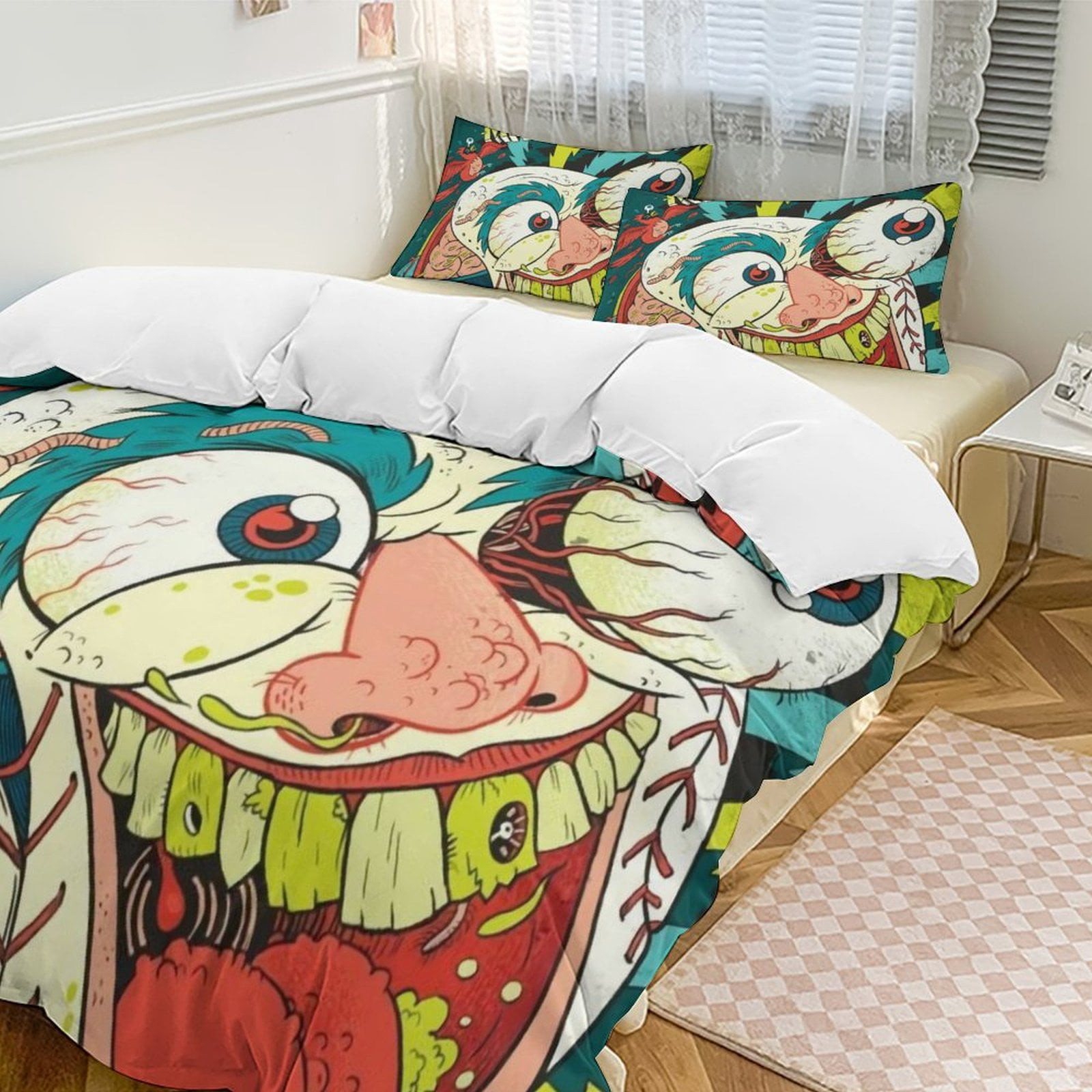 Madballs Anime Cartoon Bedding 3-Piece Set, 79 X 90 Inches, 1 Duvet ...