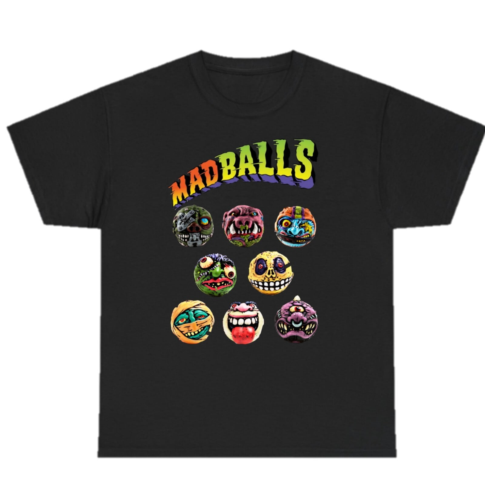 Madballs Mad Balls Black Unisex T Shirt NEW Retro Style 80s Toy ...