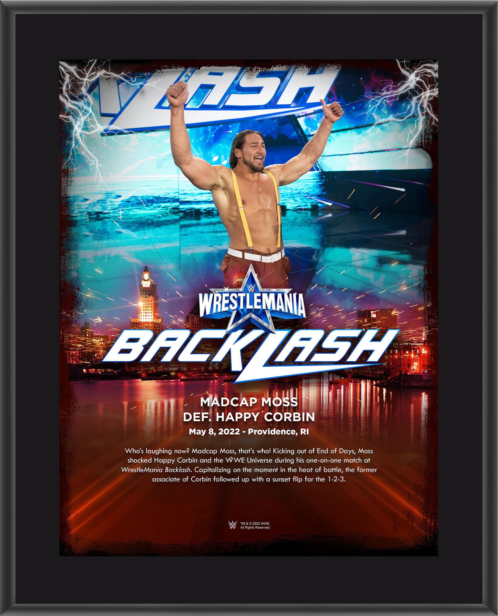 Madcap Moss World Wrestling Entertainment 10.5" x 13" WrestleMania ...