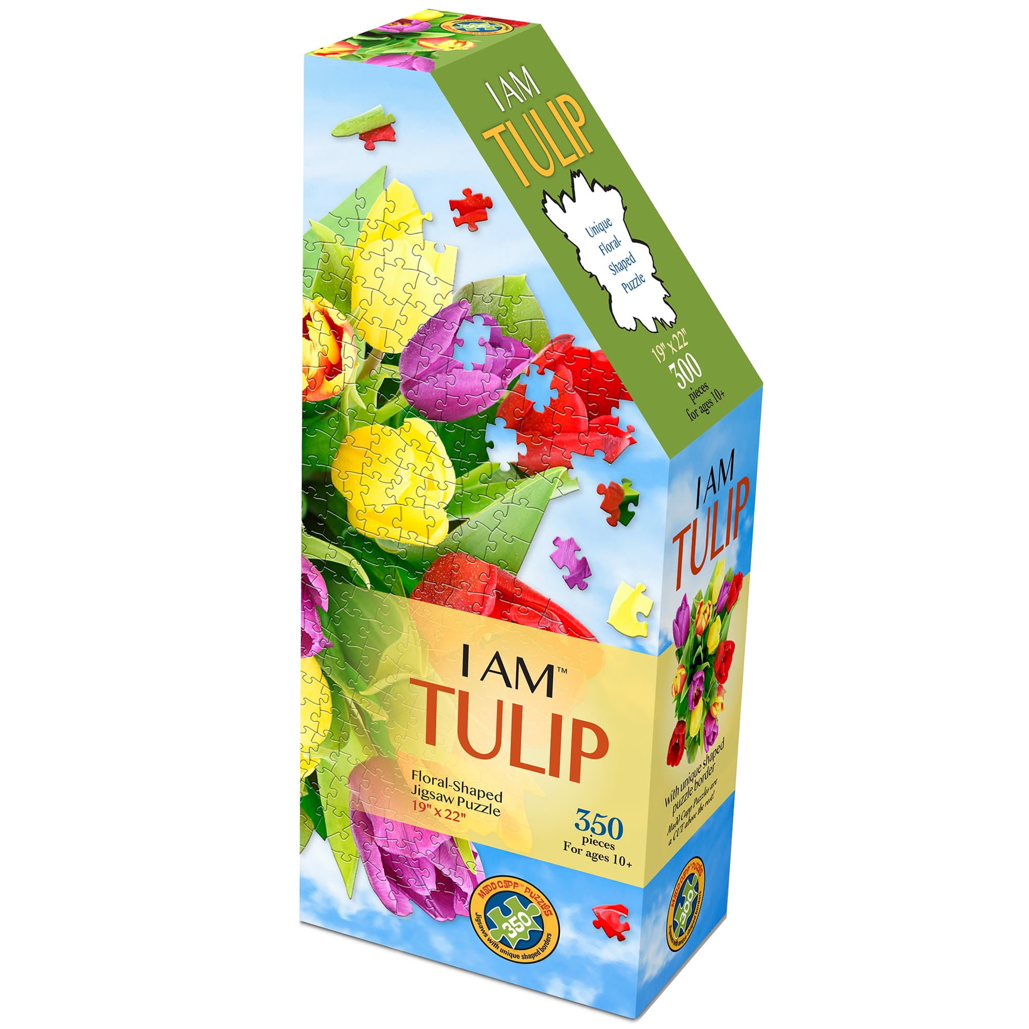 Madd Capp 350-Piece I Am Tulip Floral Shaped Jigsaw Puzzle - Walmart.com