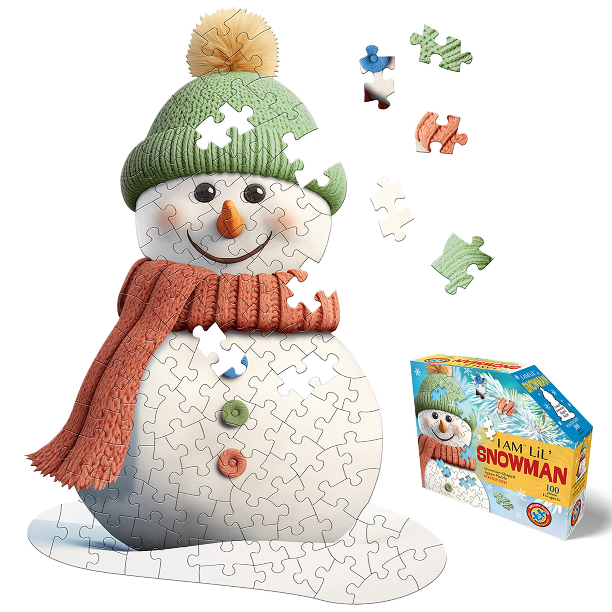 Madd Capp: I Am Lil' Snowman - 100 Piece Puzzle - Kids Winter Character ...