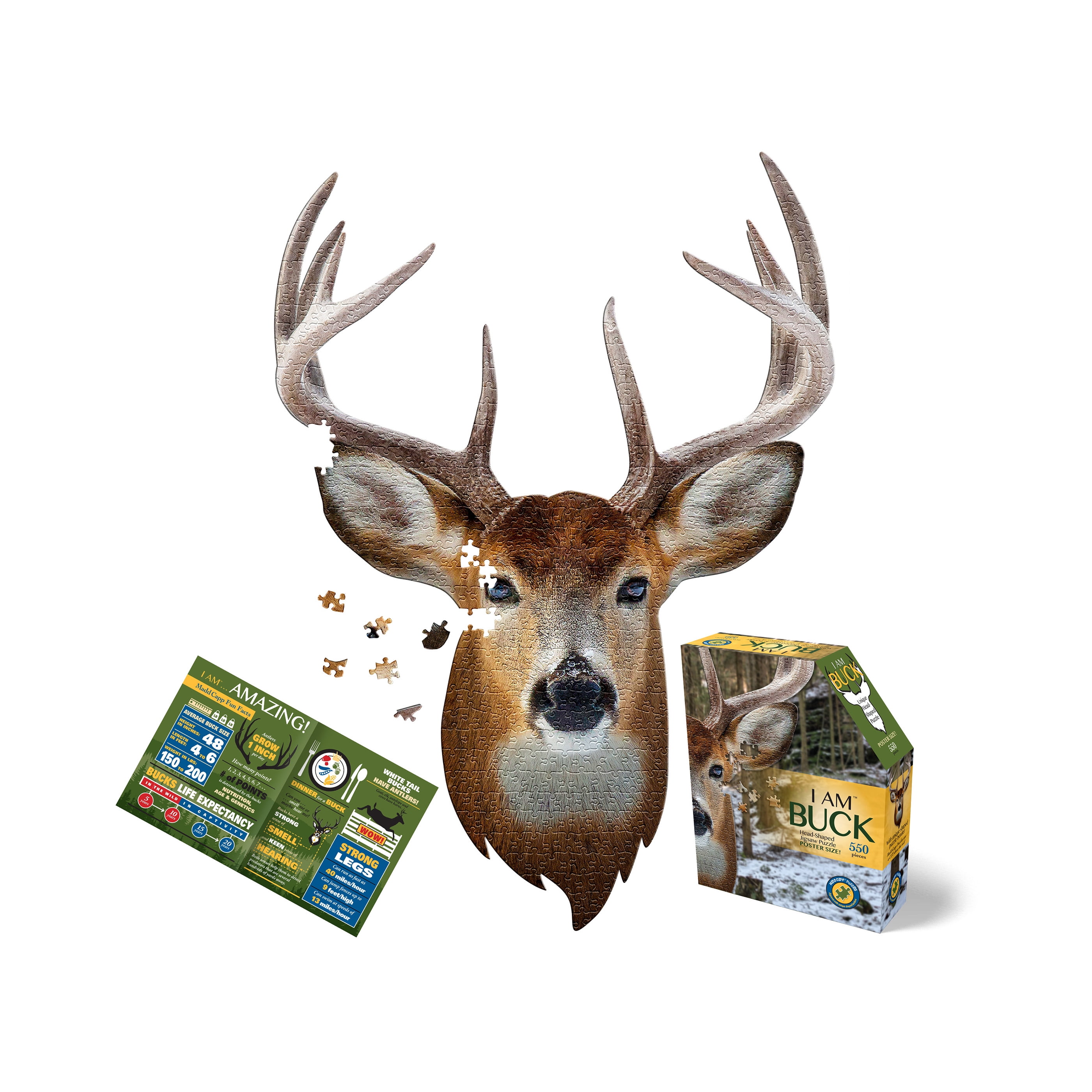 Madd Capp Puzzles - I AM Buck 550 Piece Puzzle - Walmart.com