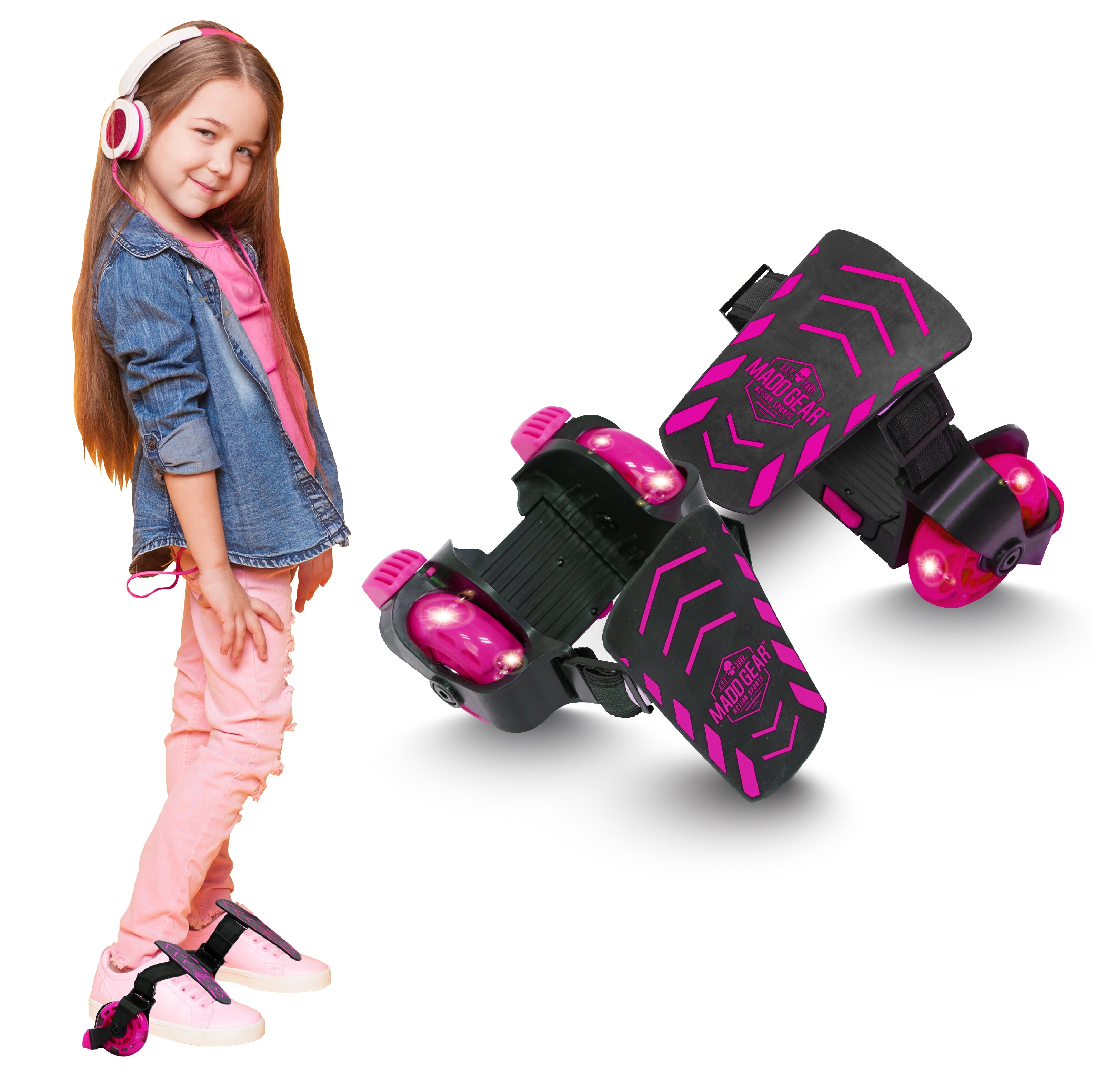 Madd Gear – Madd Rollers – Light-Up Heel Skates – Suits Ages 6+ - Max ...