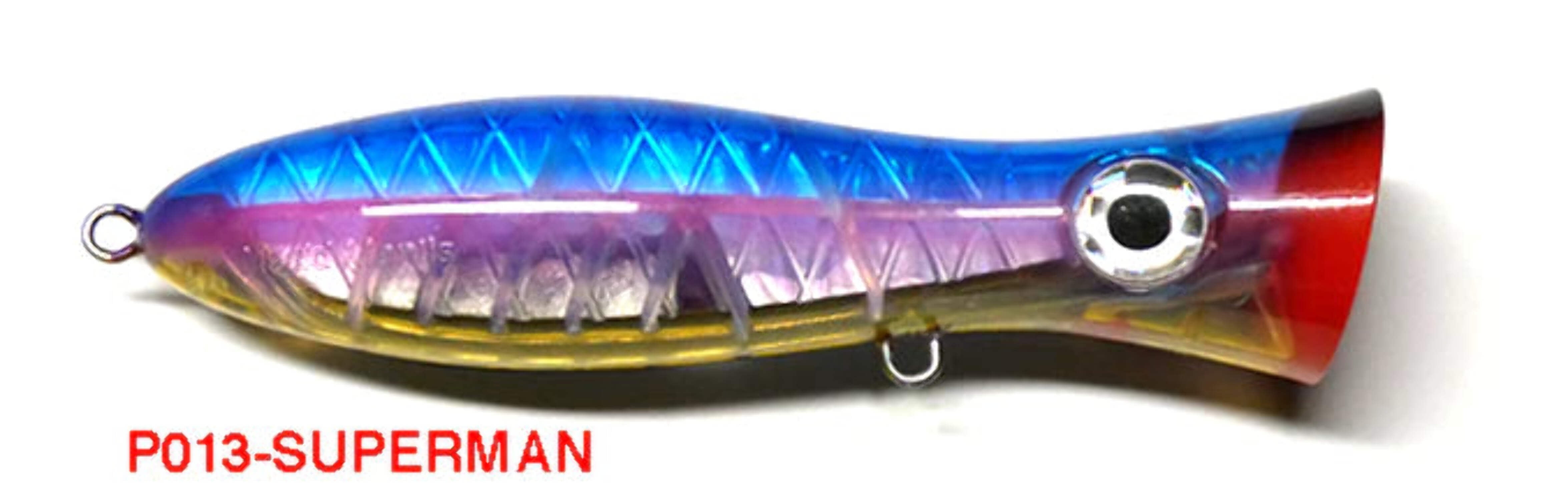 Madd Mantis Cherry Topwater Popper, Durable Floating Lure, Rigged with ...