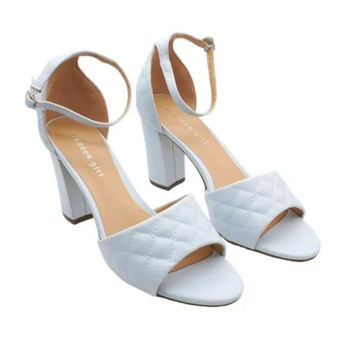 Madden Girl Blend-q Quilted Two-Piece Block-Heel Sandals (Size 8.5 ...