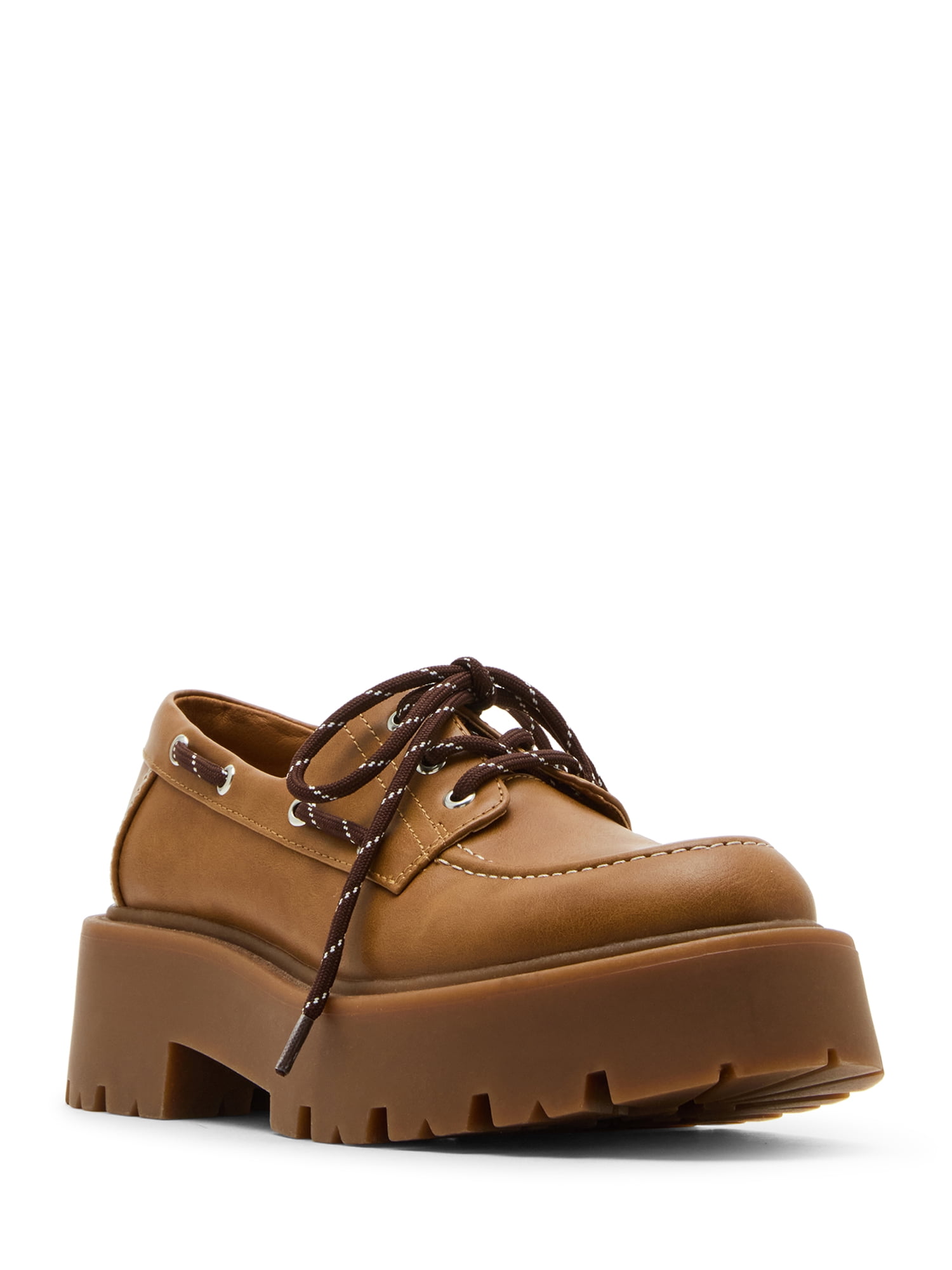 Madden Girl Women's Caden Platform Lug Sole Boat Shoe - Walmart.com