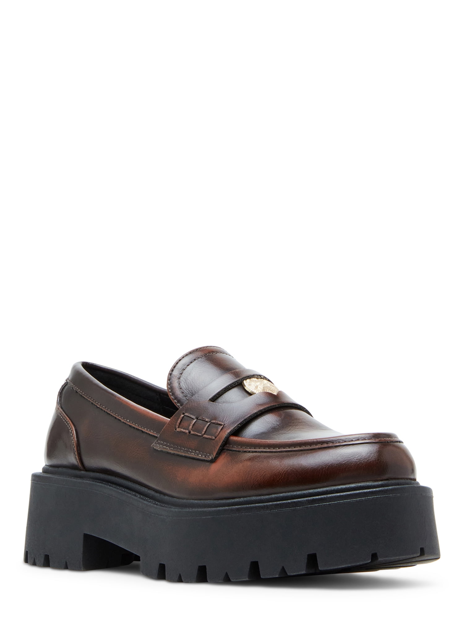 Madden Girl Women's Calistaa Lug Sole Platform Loafer - Walmart.com