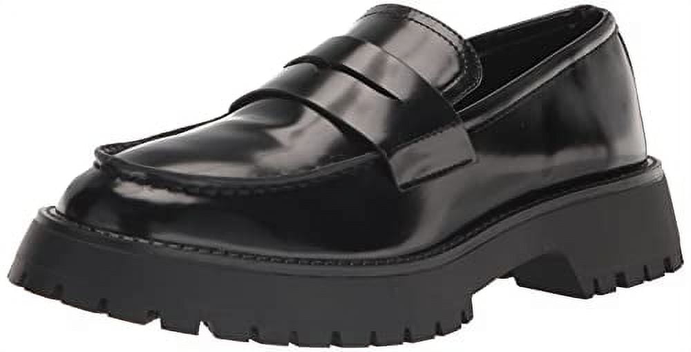 Madden Girl Women's Heaathr Loafer, Black Box, 6 - Walmart.com