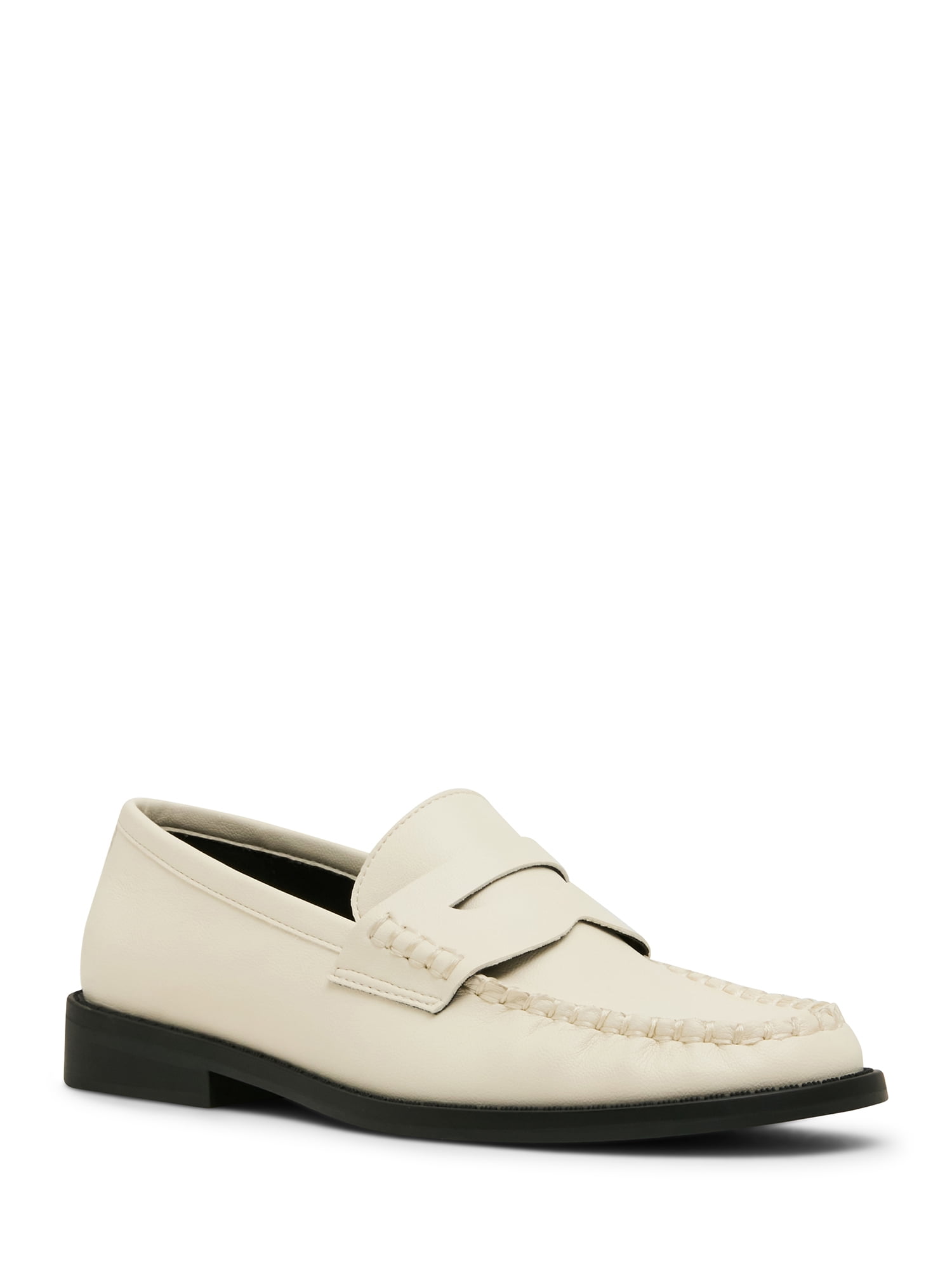 Madden Girl Women's Prep Slide On Loafer with Pleated Toe - Walmart.com