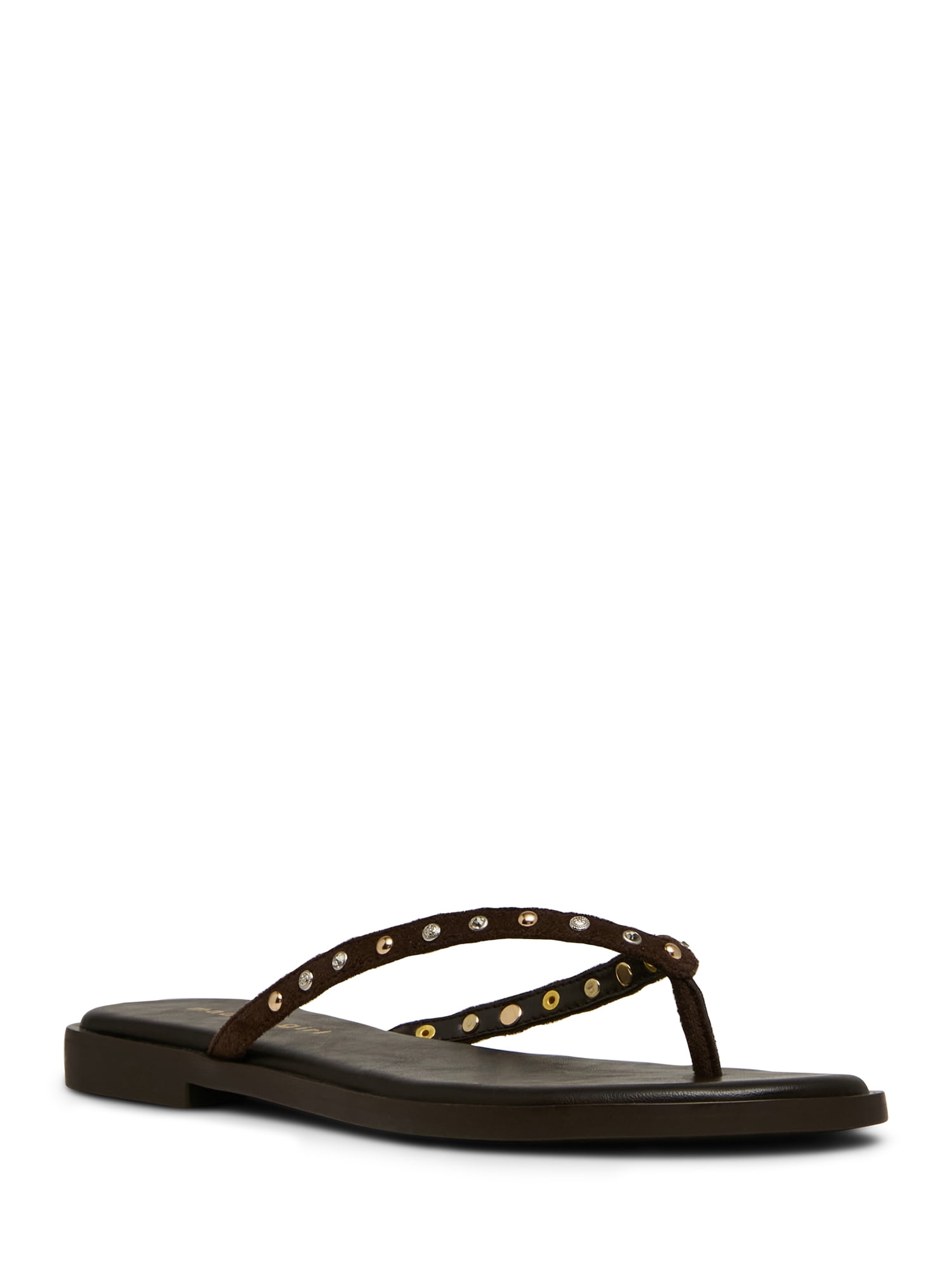 Madden Girl Women's Scouttt Studded Thong Sandal - Walmart.com