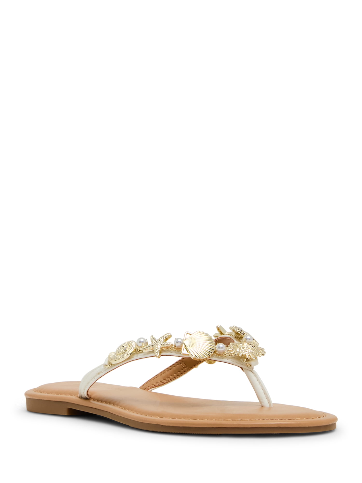Madden Girl Women's Seaside Ornamented Thong Sandal - Walmart.com