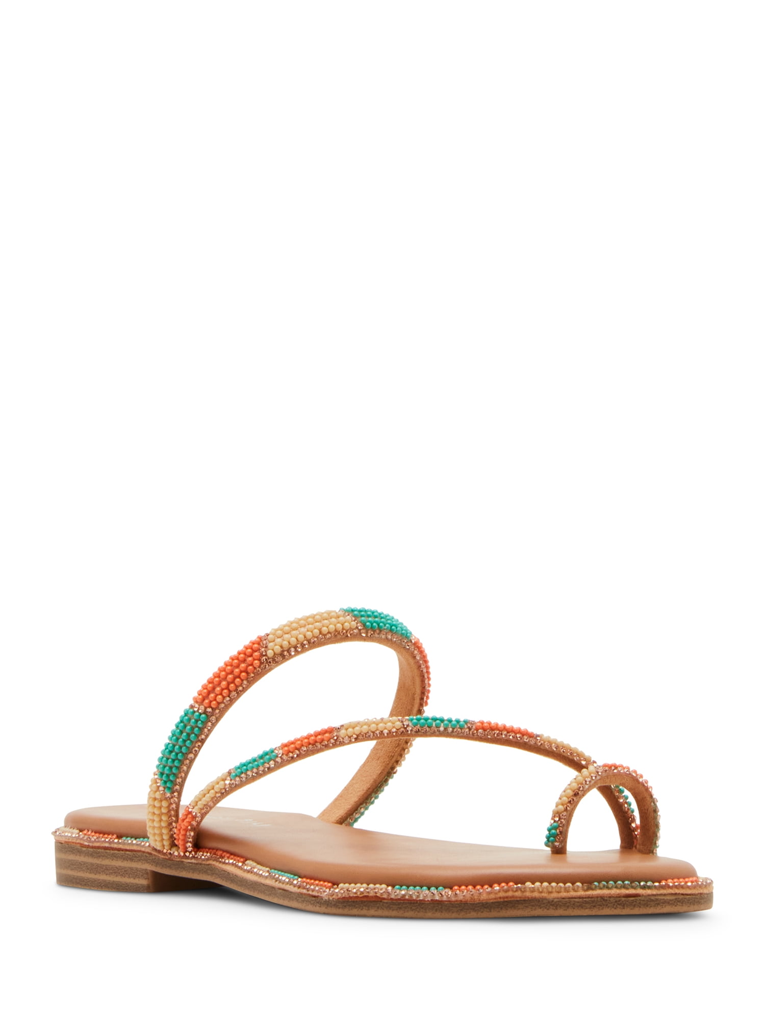 Madden Girl Women's Spotlight-B Toe Loop Slip On Bling Sandal - Walmart.com