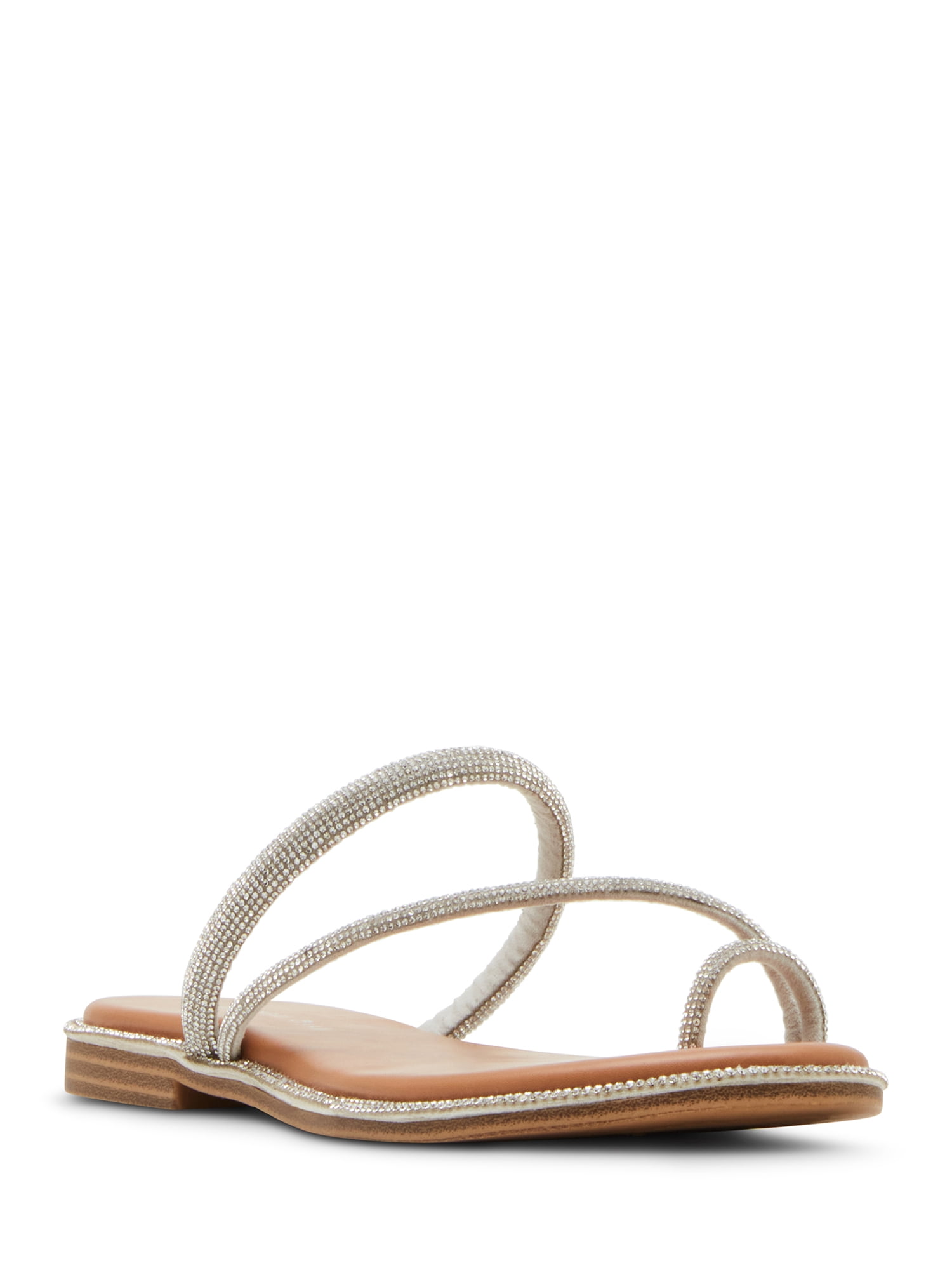 Madden Girl Women's Spotlight-R Toe Loop Slip On Bling Sandal - Walmart.com