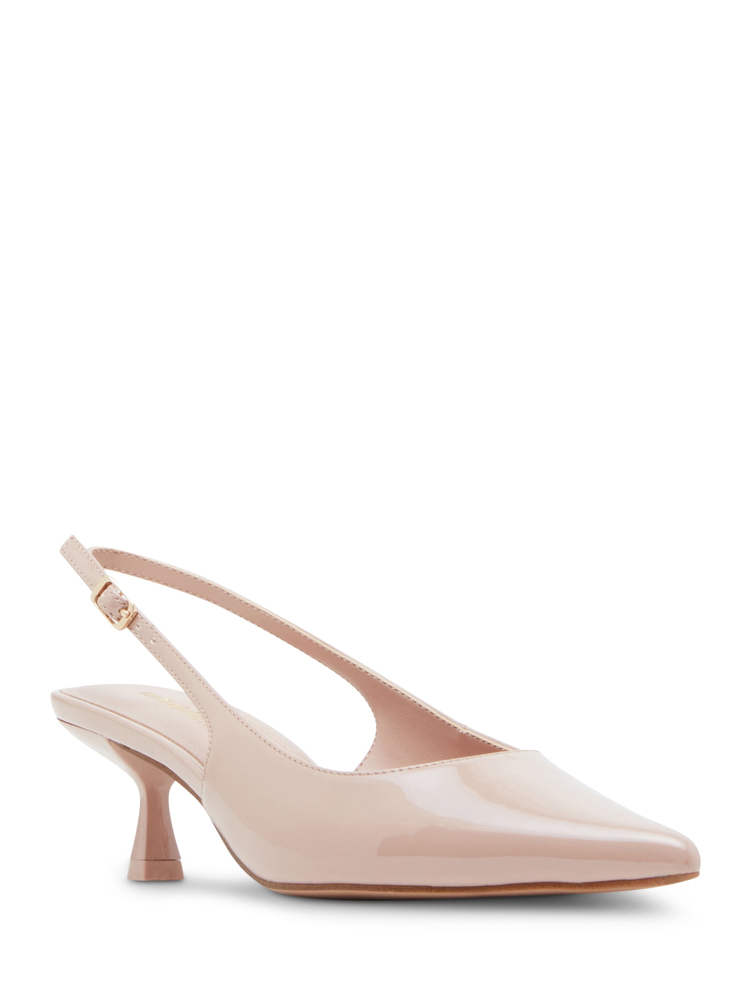 Madden Girl Valeriee Slingback Kitten Heel Pump - Walmart.com