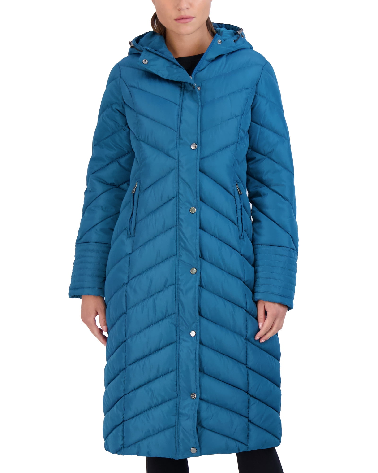 Madden Girl Women’s Winter Jacket – Long Length Quilted Maxi Puffer ...