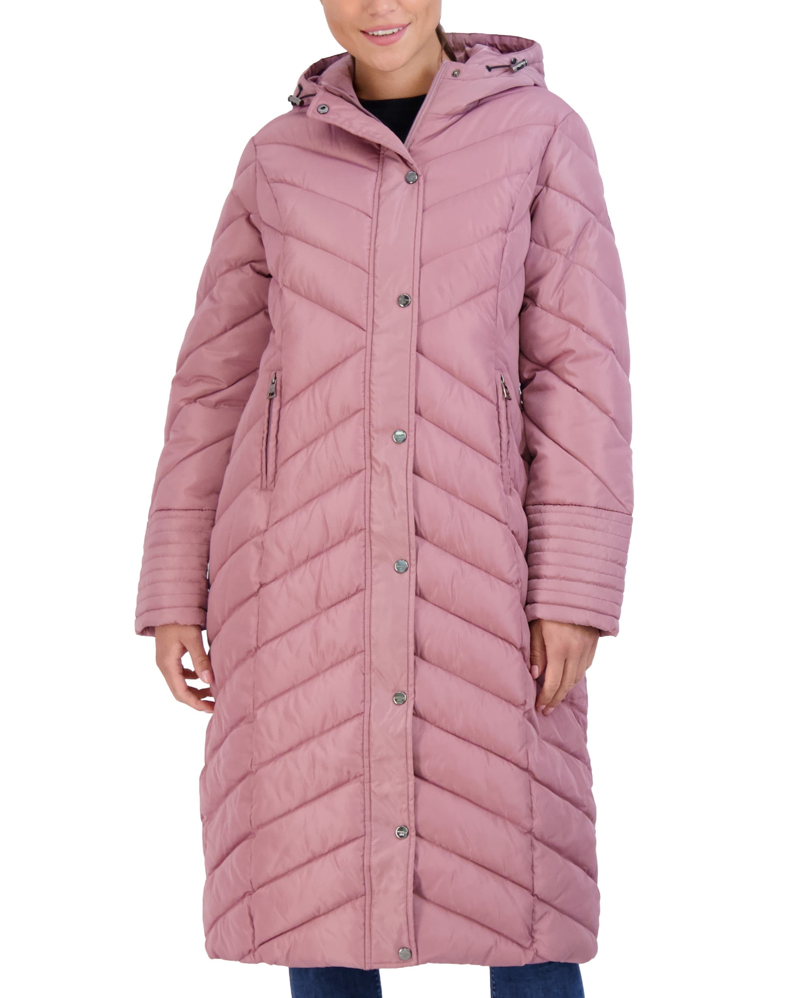 Madden Girl Women’s Winter Jacket – Long Length Quilted Maxi Puffer ...